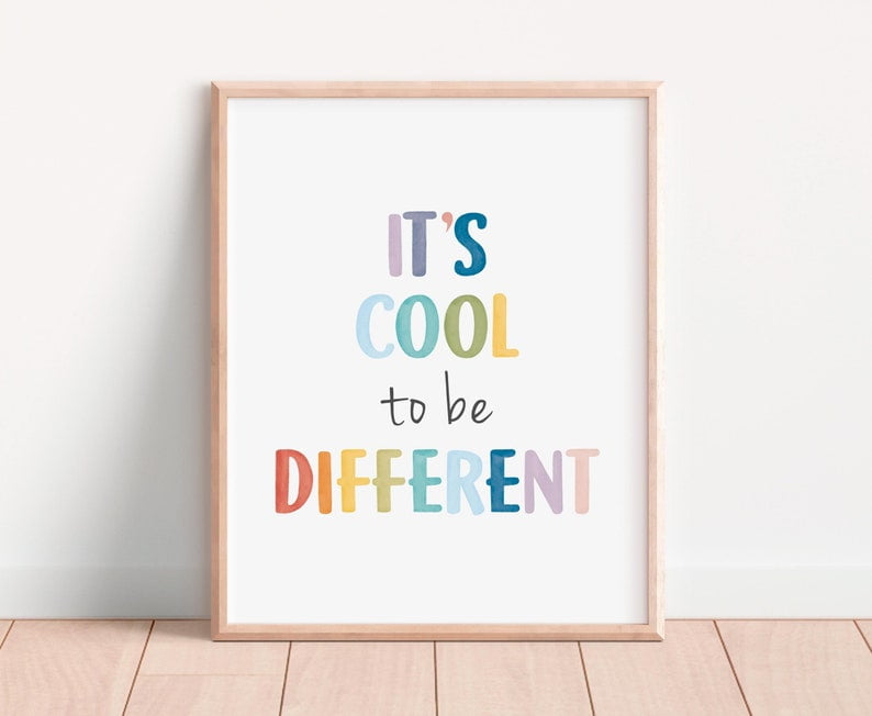 It'S Cool To Be Different, Growth Mindset, Affirmations, Classroom ...