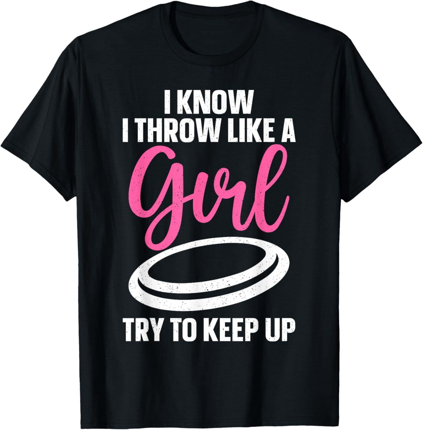 Cool Disc Golf Design For Women Girls Disc Golfer Disc Golf T-Shirt100 ...
