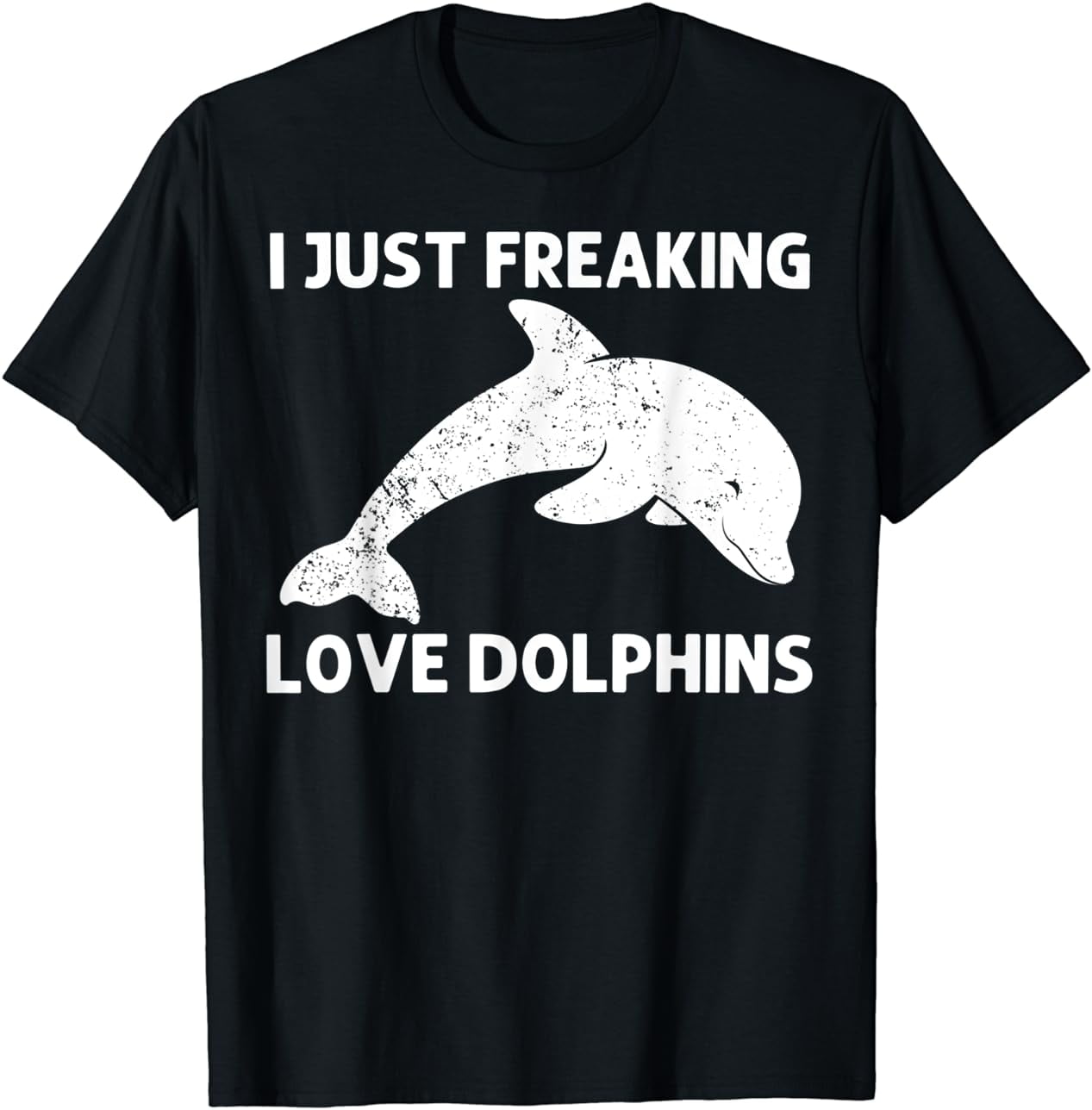 Cool Dolphin Gift For Men Women Bottlenose Dolphin Animal T-Shirt ...