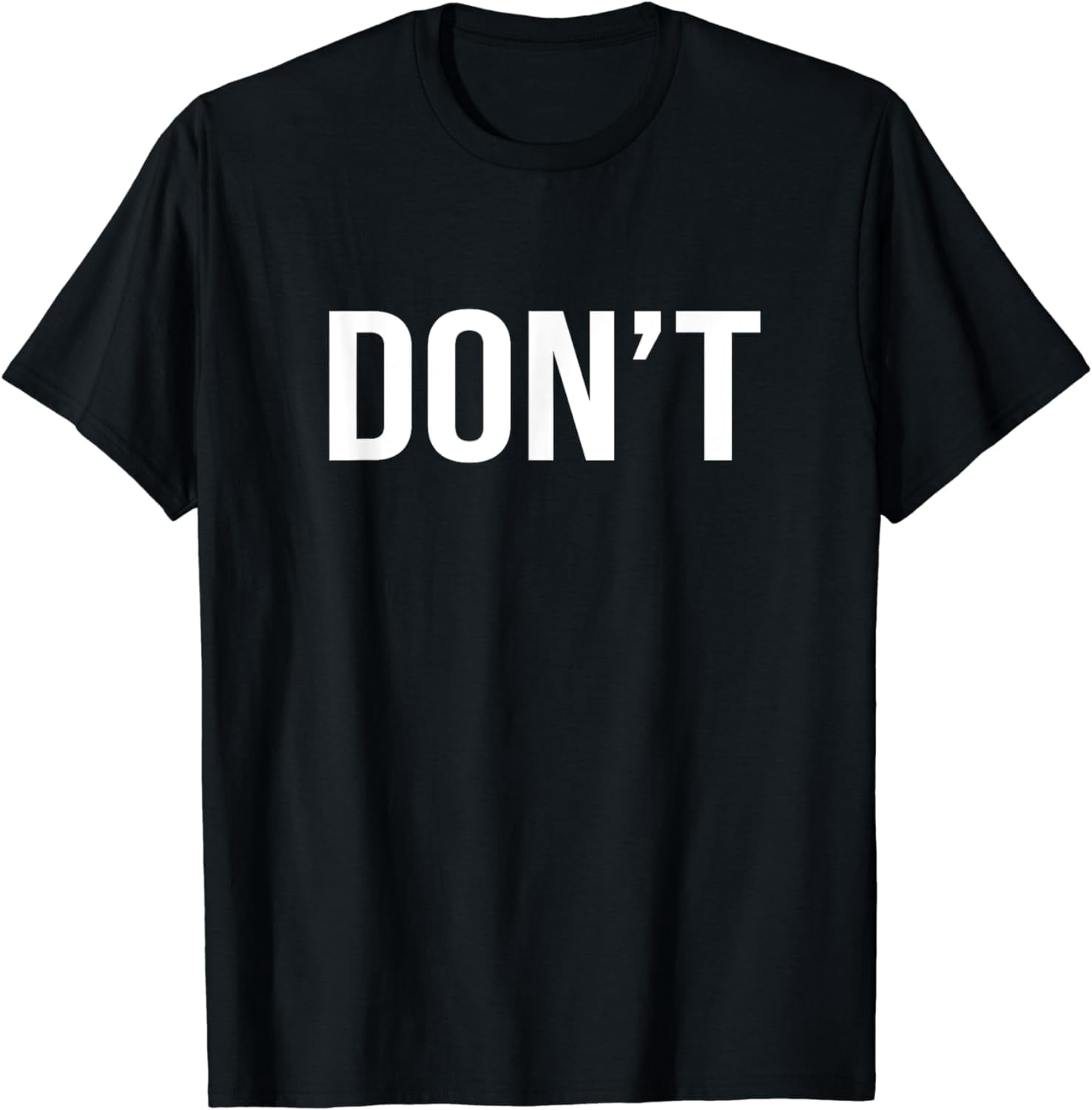 Cool Don't Design - Simple Word Trendy Do Not / Dont T-Shirt mens t ...