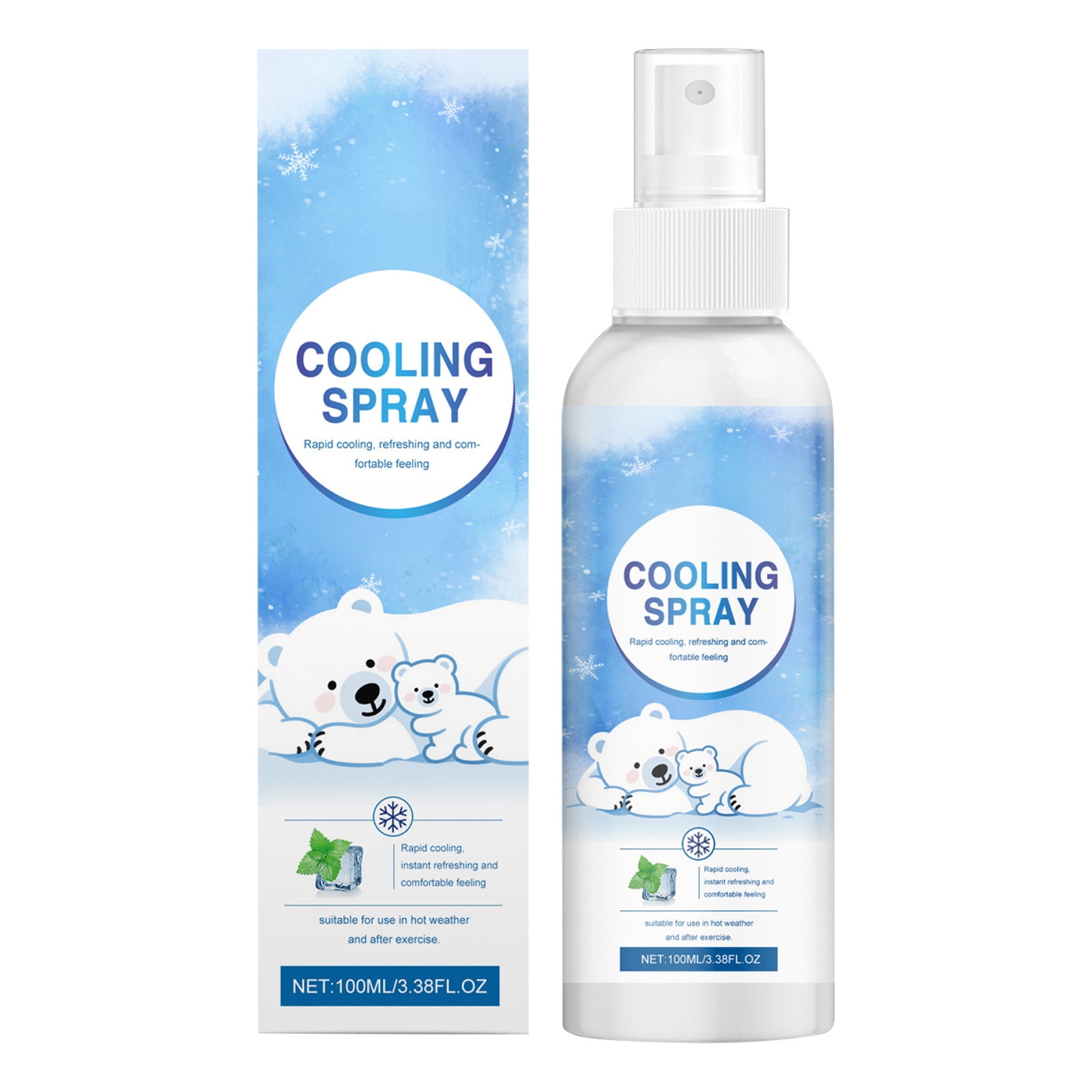 Cool-Down Spray - Fine 100ml Body Coolant Spray - Cooling and Safe ...
