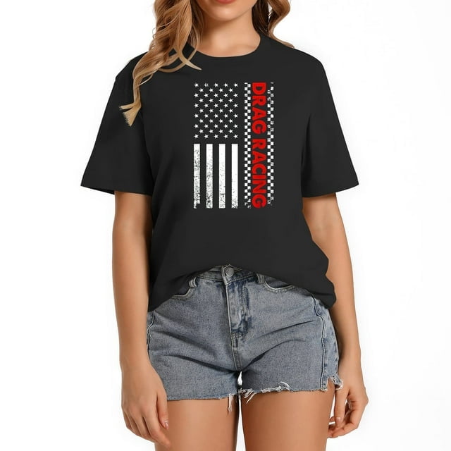 Cool Drag Racing Design Women Drag Race Car Lovers T-Shirt - Walmart.com