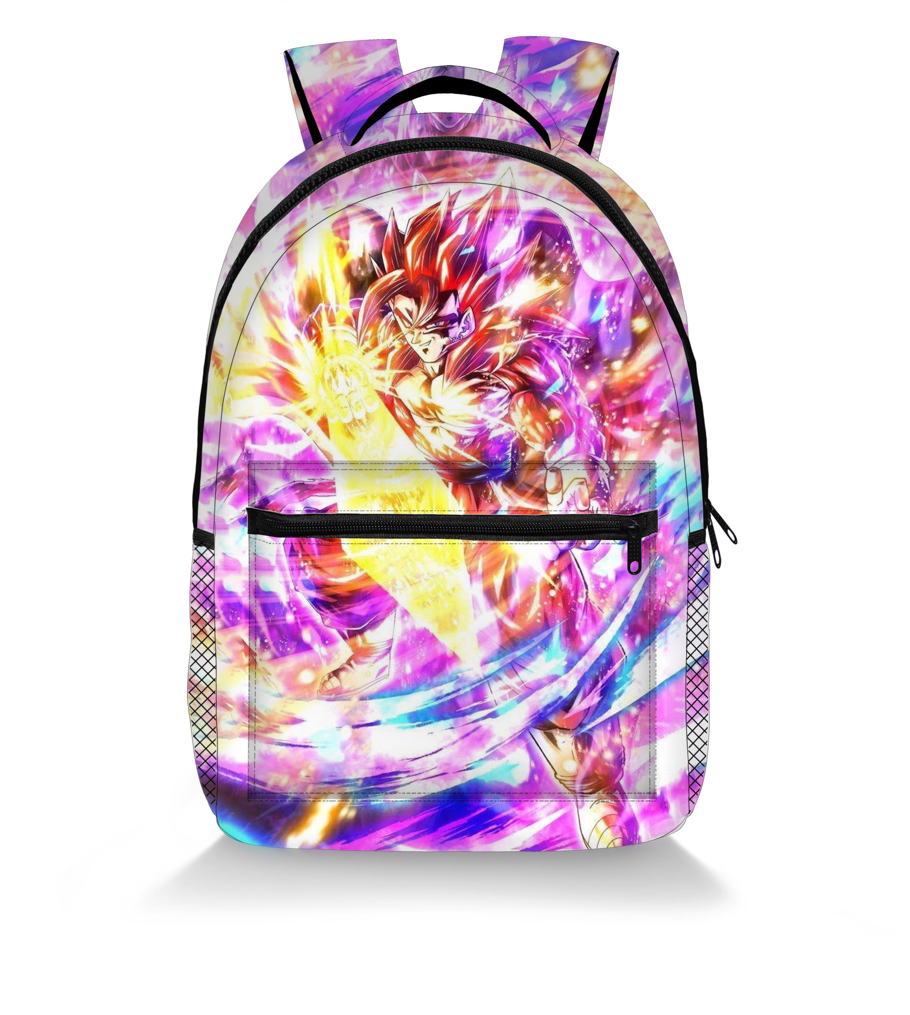 Cool Dragon Ball Backpack Anime Super Saiyan 3D Printed Cartoon ...