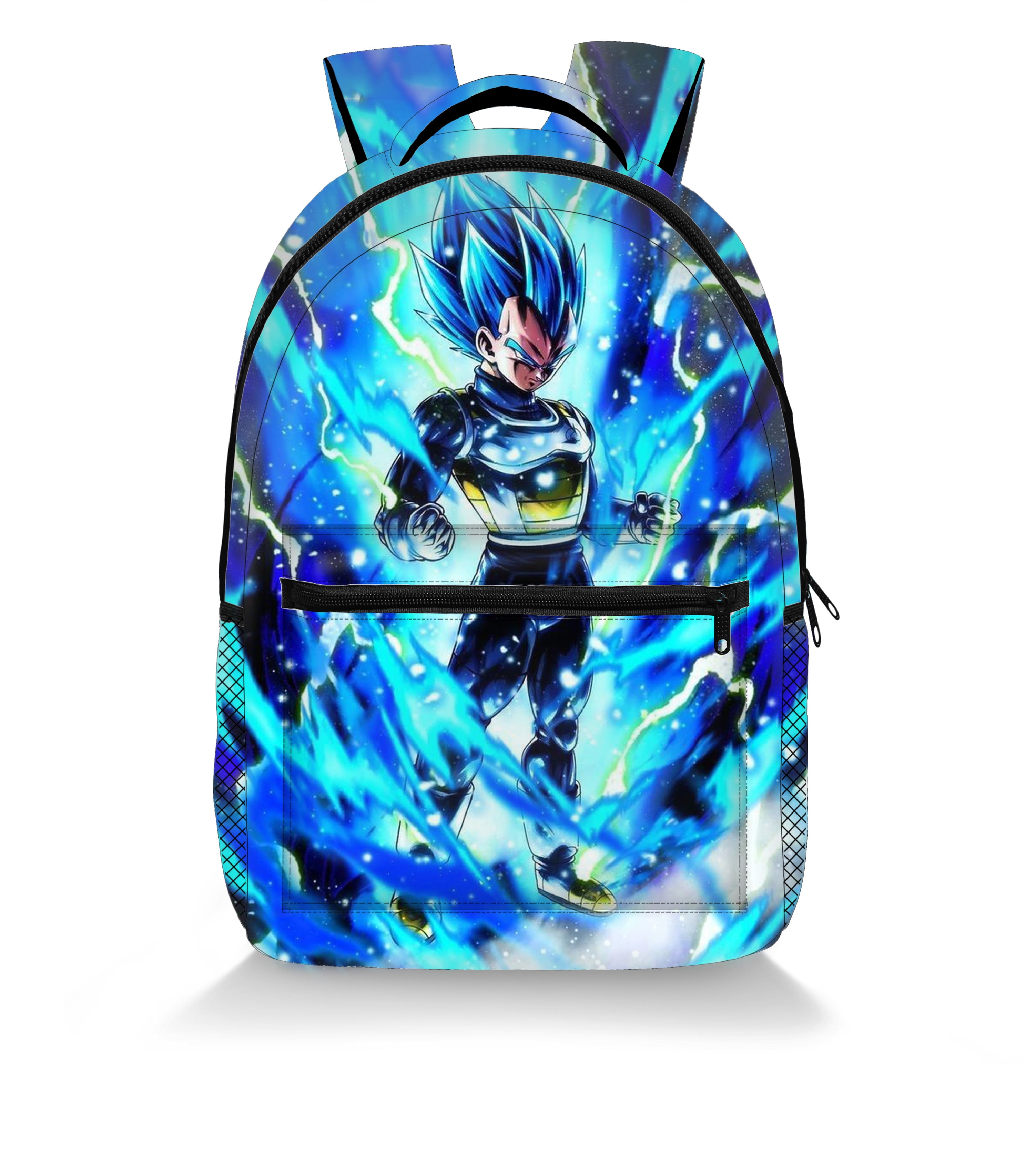 Cool Dragon Ball Backpack Anime Super Saiyan 3D Printed Cartoon ...
