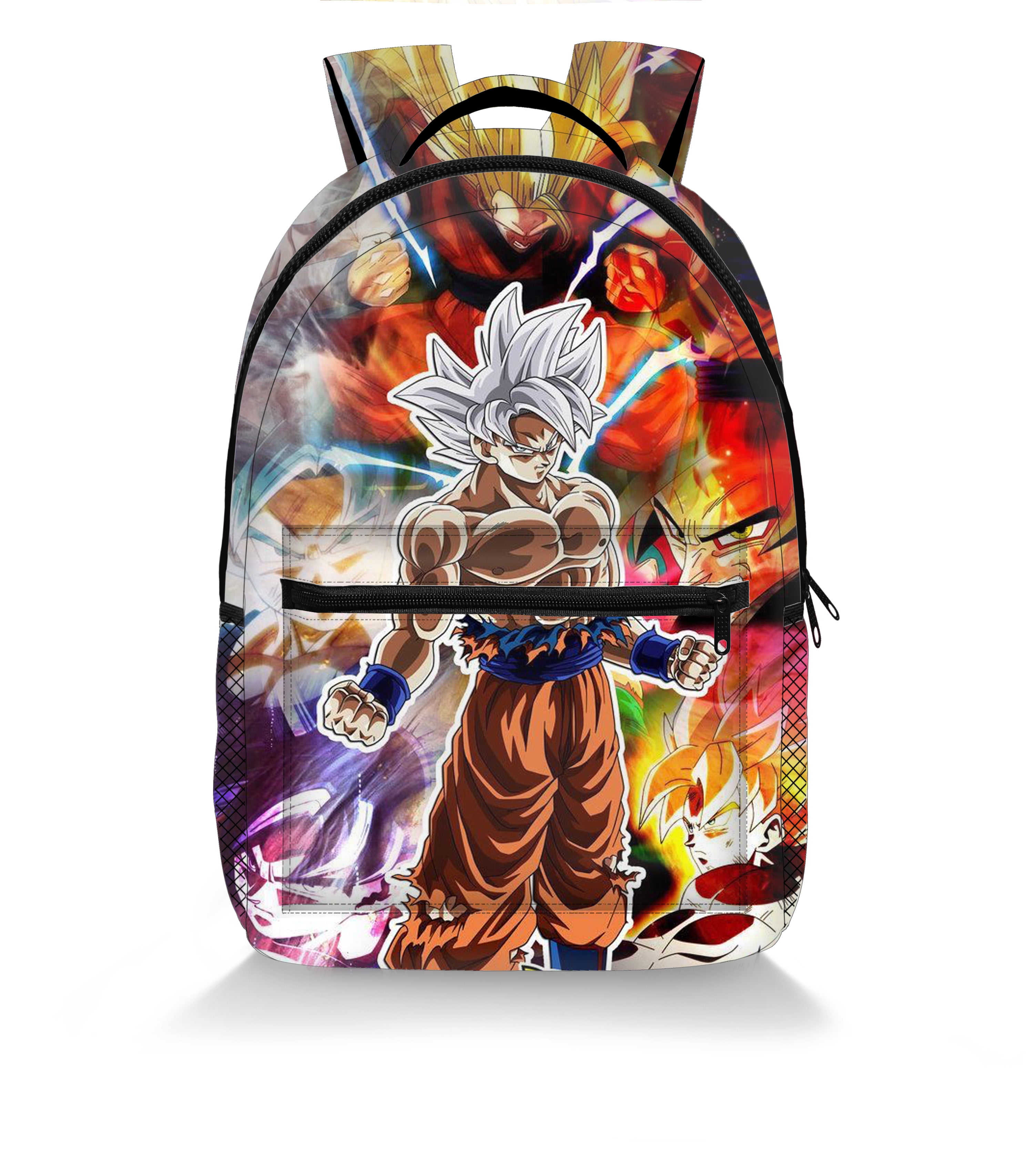 Cool Dragon Ball Backpack Anime Super Saiyan 3D Printed Cartoon ...