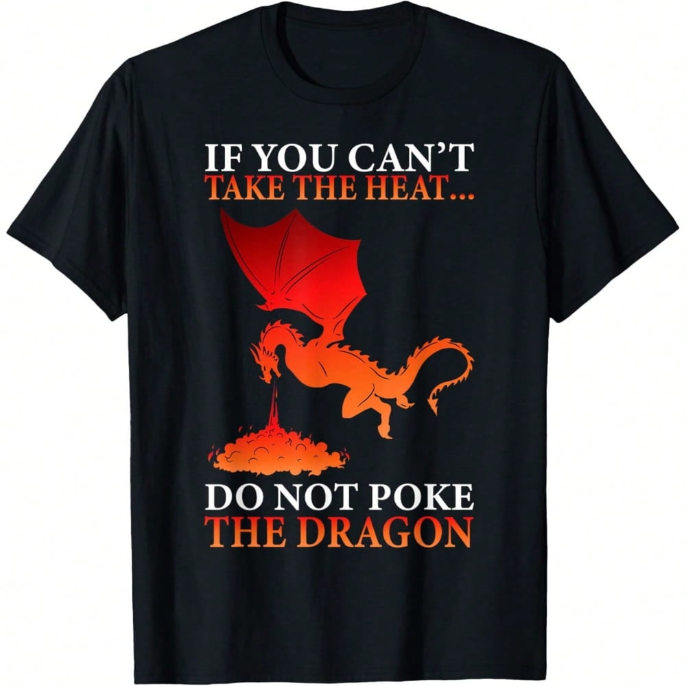 Cool Dragon Flame-Spewing Flying Creature T-Shirt - Walmart.com