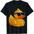 Cool Duck Toy Block Builder Master Brick Building T-Shirt, Birthday ...