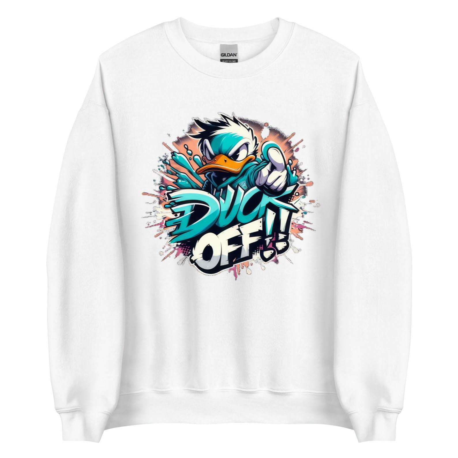 Cool Duck with Attitude Shirt, Funny Cartoon Design for Duck and Animal ...