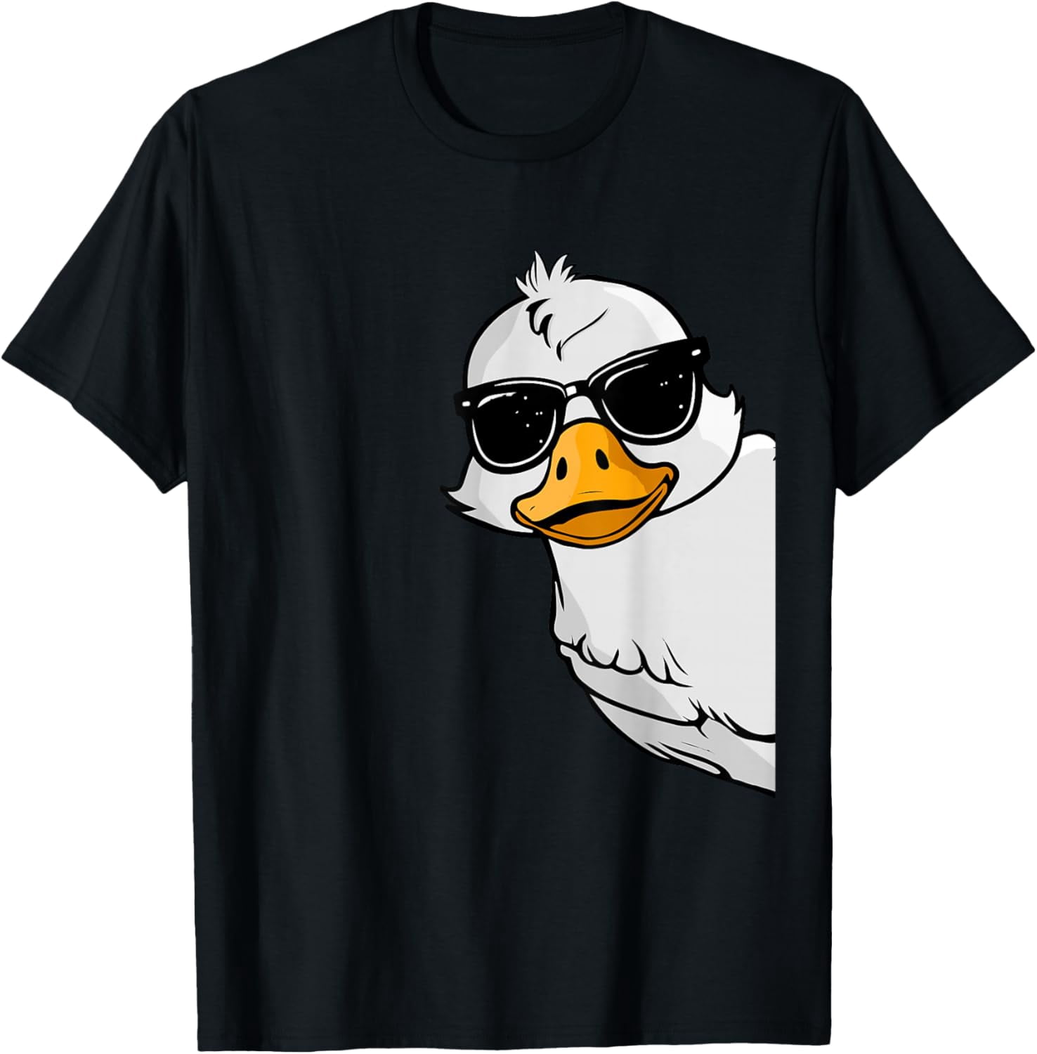Cool Duck with Sunglasses Ducks Lover Peking Duck T-Shirt Tops Tee ...