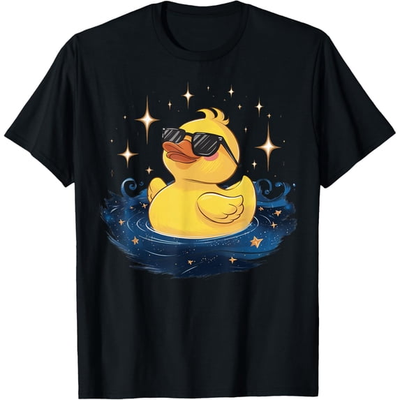 Cool Duckie Sunglasses Duckling Funny Ducky Rubber Duck T-Shirt Tops ...
