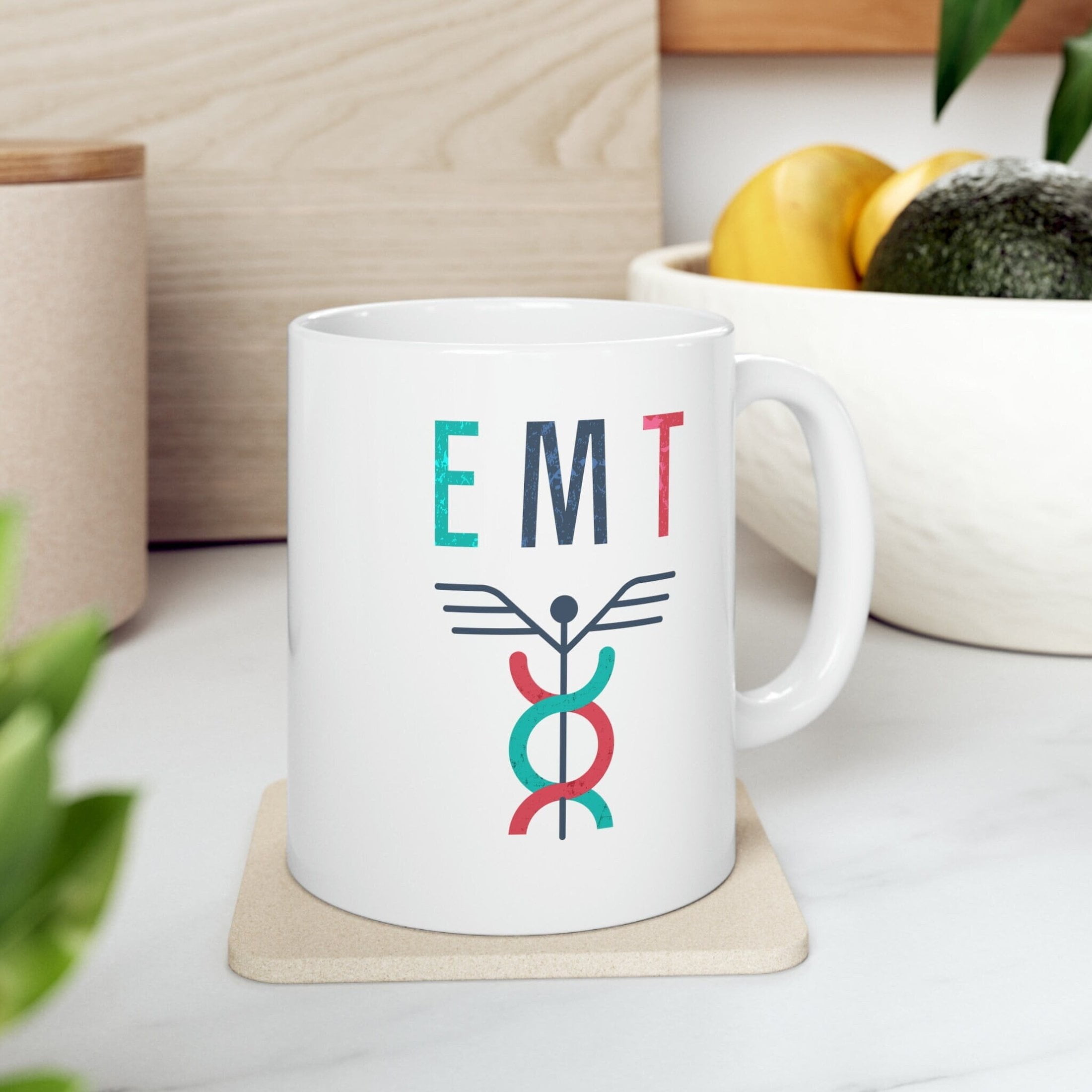 EMT 11 oz Coffee Mug - Cool EMT Design White Ceramic Gift - Walmart.com