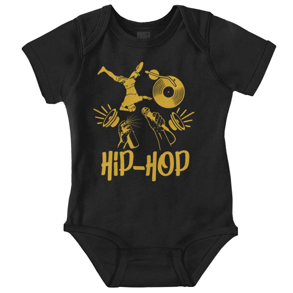 Cool Elements of Hip Hop Symbols Romper Boys or Girls Infant Baby ...