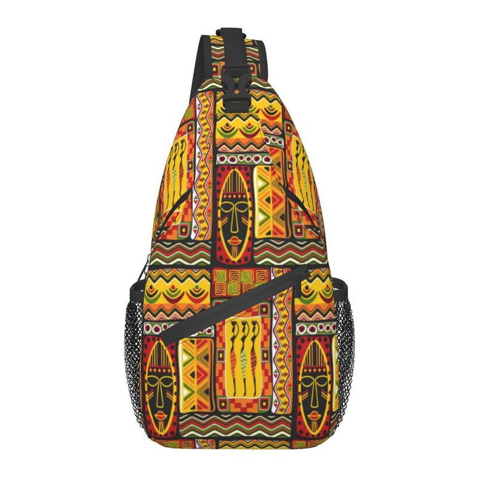 Cool Ethnic Tribal African Exotic Pattern Sling Bag for Traveling Men ...