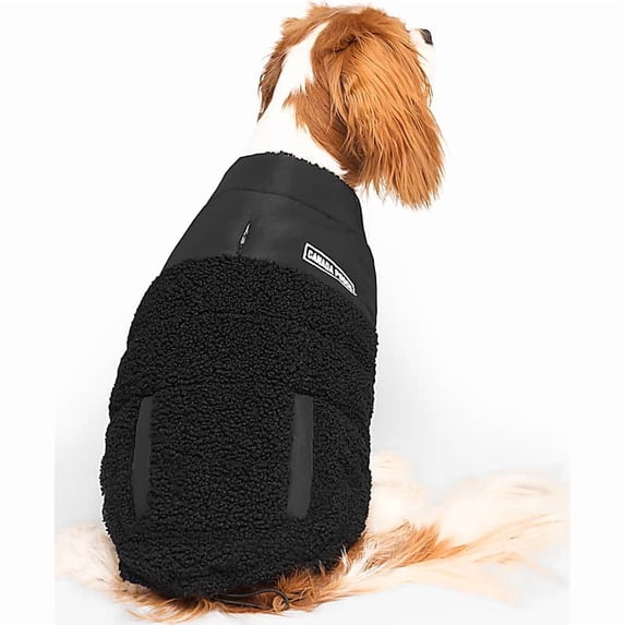 Cool Factor Puffer Jacket for Dogs X-Small, Black - Walmart.com