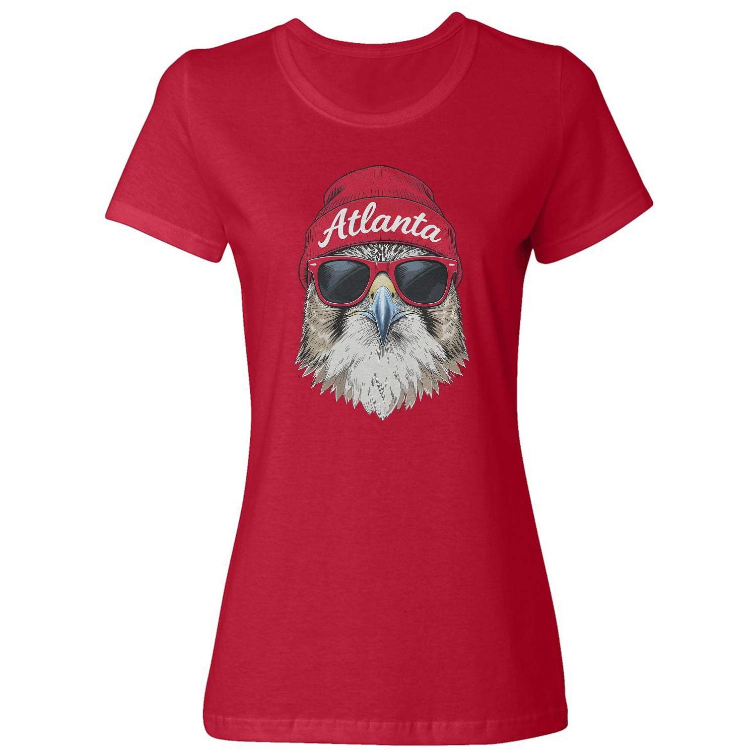 Cool Falcon Support Atlanta Design - Sports Fans Ladies' Crewneck T ...
