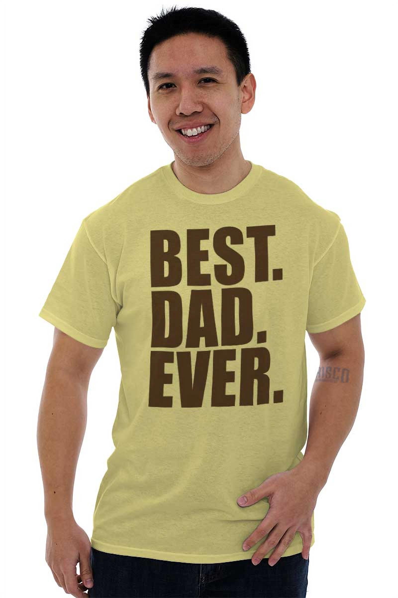 Cool Father's Day Best Dad Ever Men's Graphic T Shirt Tees Brisco ...