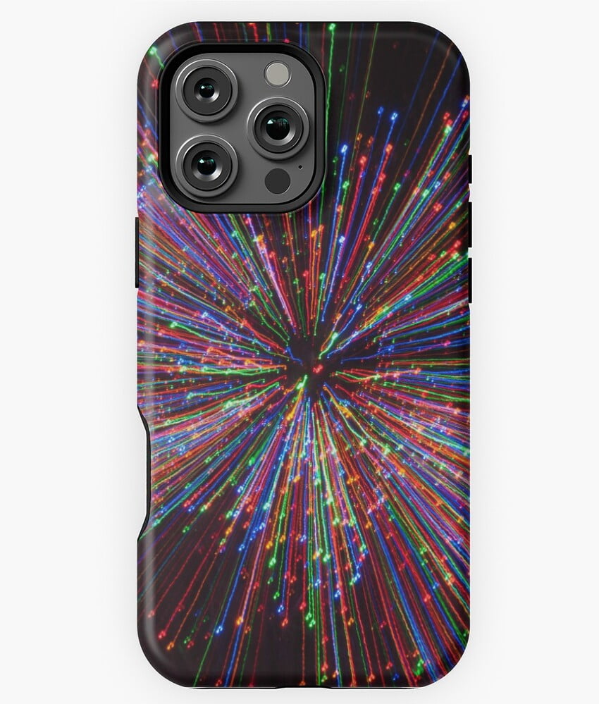 Cool Firework Design Holiday Display Phone Case for iPhone 16 15 14 13 ...