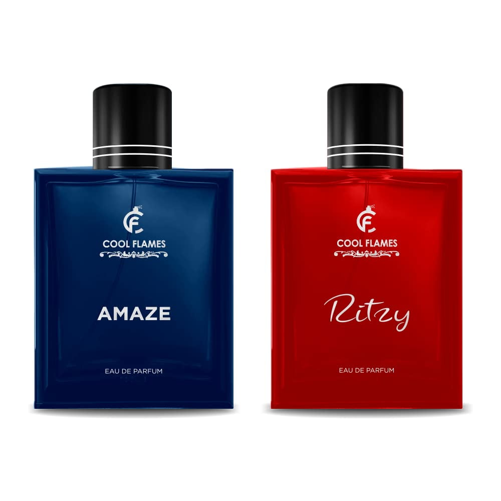Cool Flames Luxury Amaze + Ritzy Eau De Parfum Combo For Men & Women ...