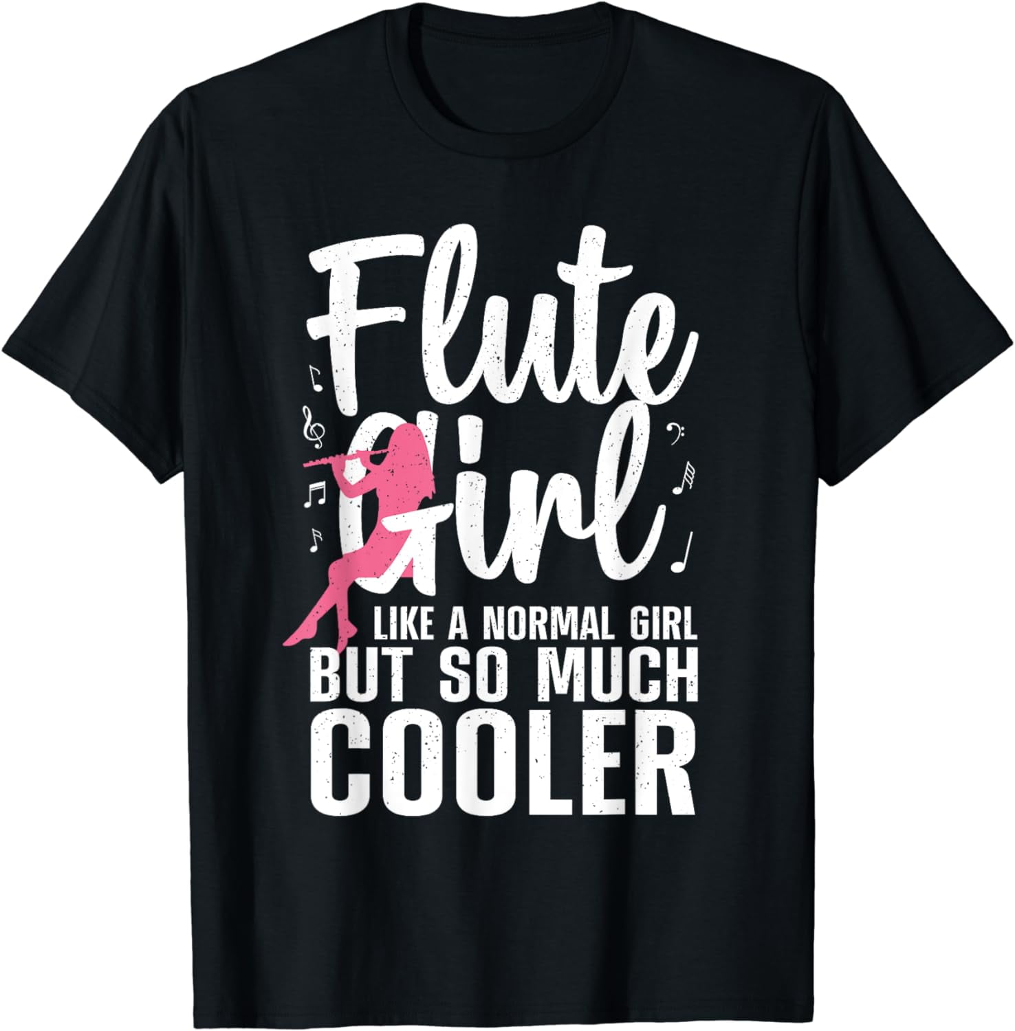 Cool Flute For Women Girls Musical Instrument Flute Player T-Shirt ...
