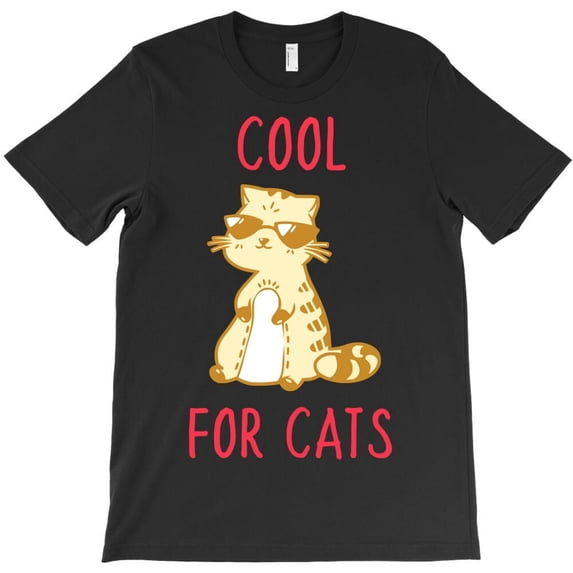 Cool For Cats Classic, Funny Black Cat Graphic Tee, Music H9522 Unisex ...