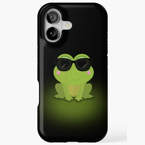 Cool Frog Whimsical Funny Holiday Art for iPhone 17 11 12 13 14 15 16 ...