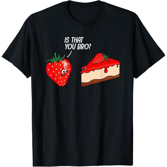 Cool Fruit Art Fruit Strawberry Lover Design Funny Unisex T-Shirt ...