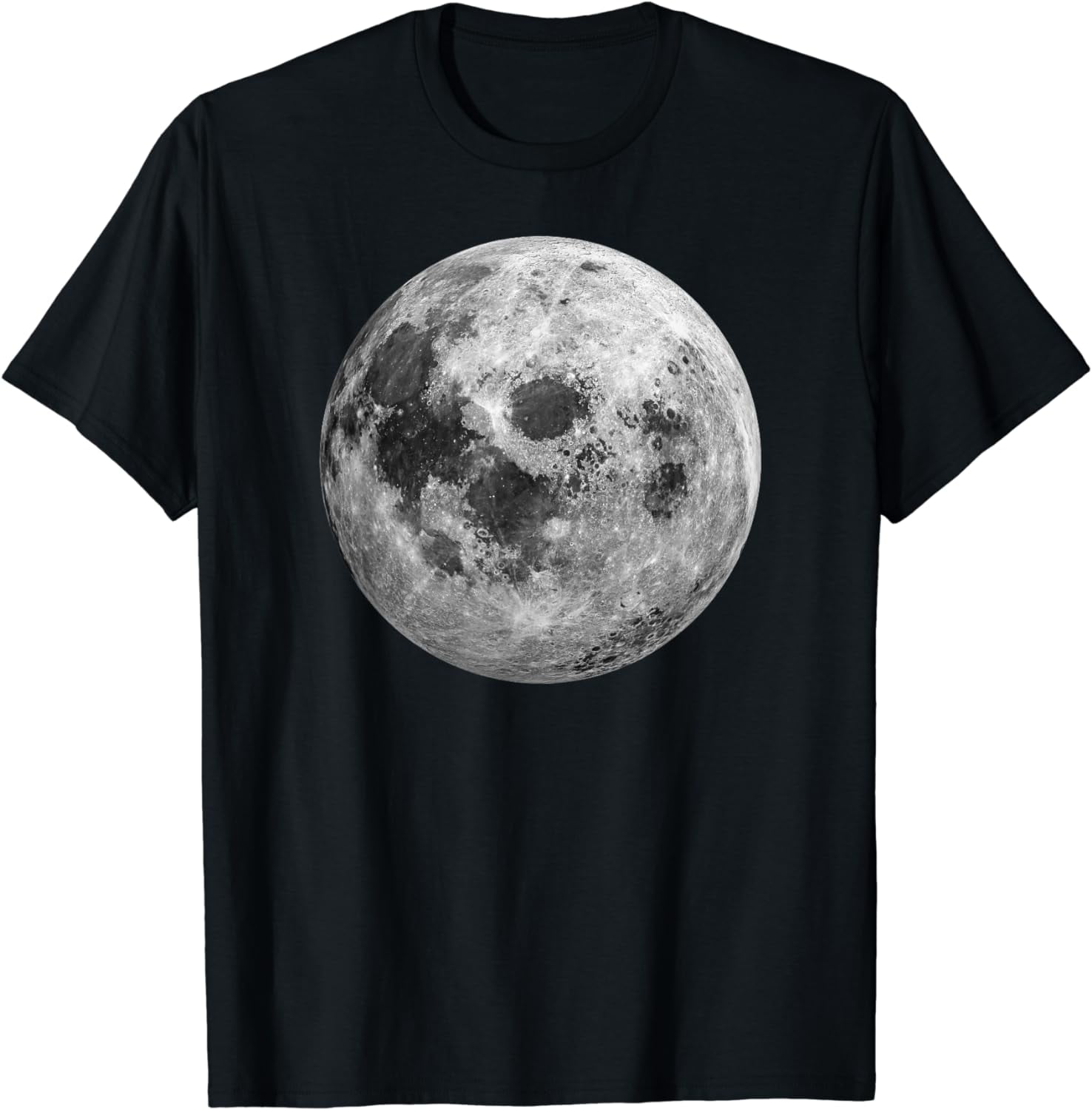 Cool Full Moon Luna Graphic Space Astronomy Science T-Shirt - Walmart.com