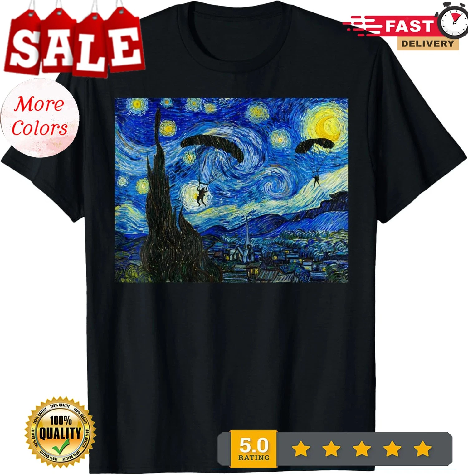 Cool Funny Skydiving Skydiver Skydive T-Shirt - Walmart.com