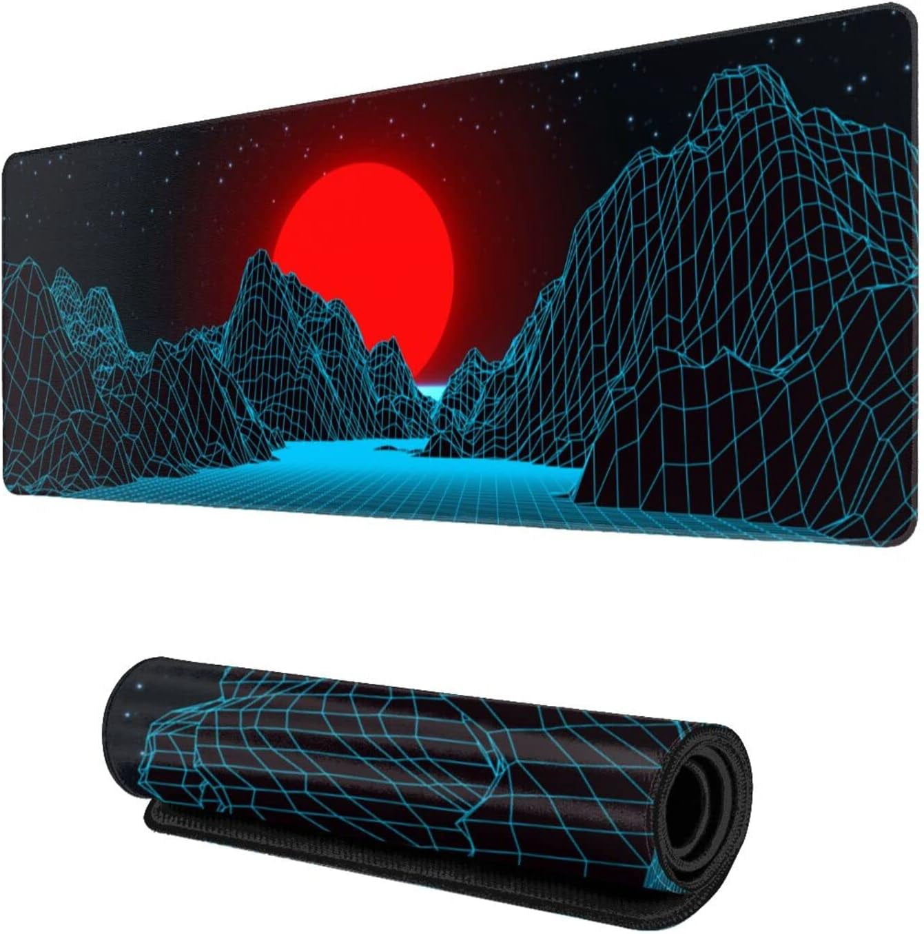 Cool Galaxy Large Gaming Mouse Pad XL,with Stitched Edges Long Extended ...