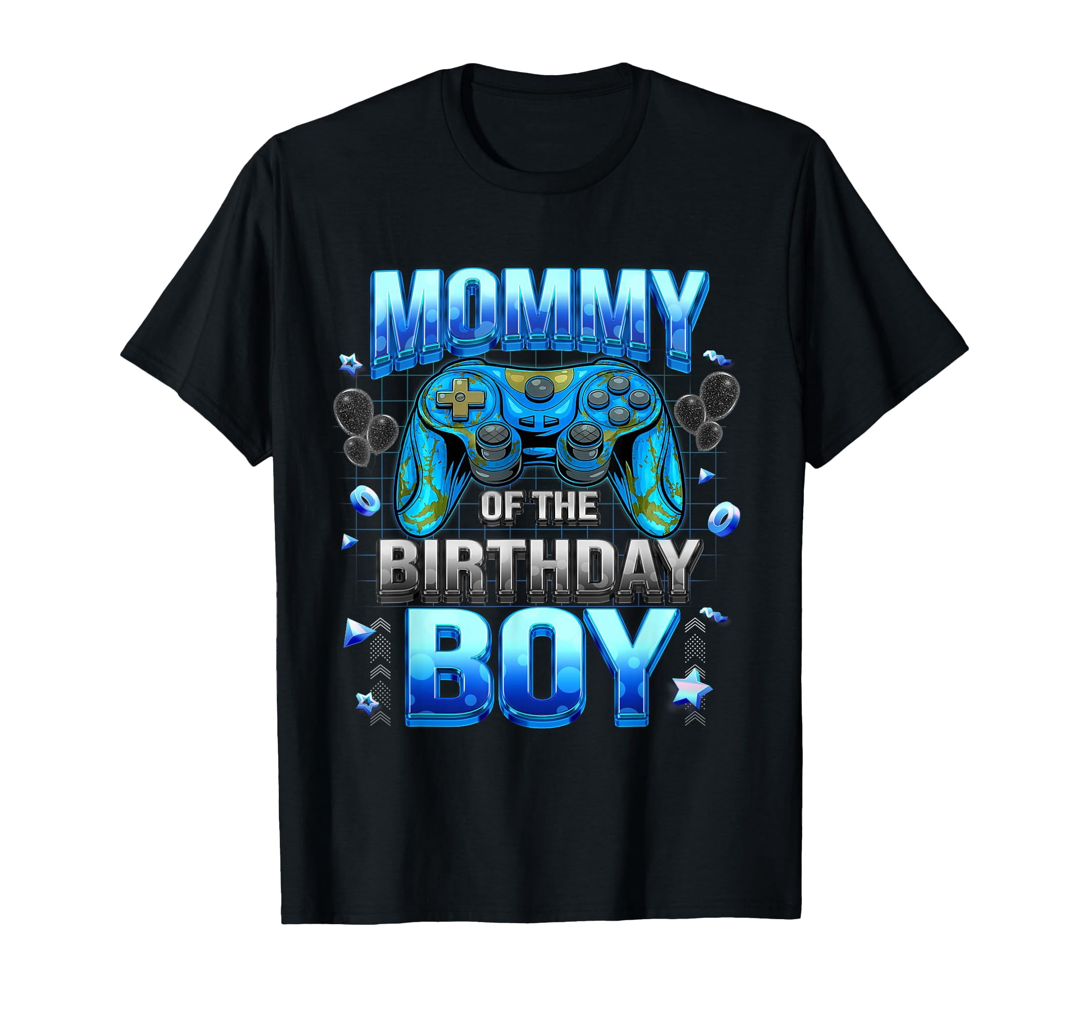 Cool Gamer Birthday Celebration T-Shirt for Mom of the Birthday ...