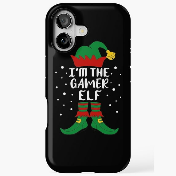 Cool Gamer Elf Matching Christmas Family Outfit iPhone 17 11 12 13 14 ...