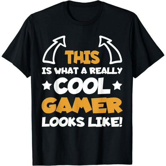 Cool Gamer Gaming Gamers Computer Video Games Funny Saying T-Shirt ...