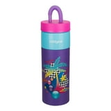 Cool Gear 24oz Plastic Retro Squishy Water Bottle, Palm Trees Purple ...