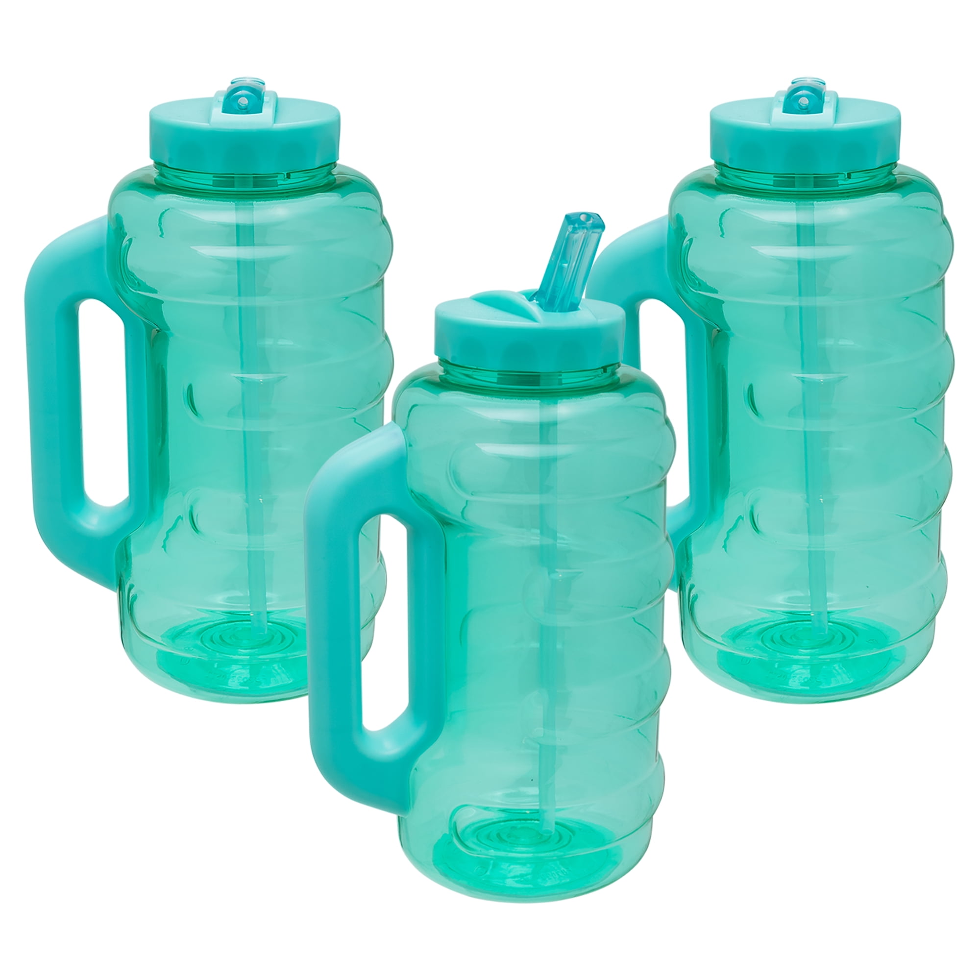 Cool Gear 3-Pack BEAST 64 oz Jug with Handle | Large Capacity Water ...