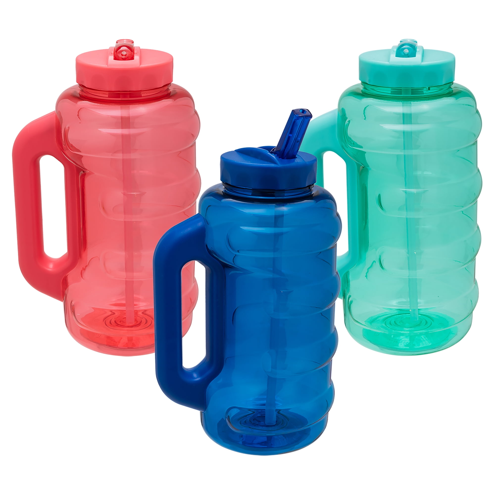 Cool Gear 3-Pack BEAST 64 oz Jug with Handle | Large Capacity Water ...