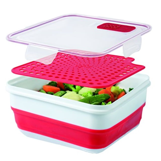 Cool Gear Expandable On The Go with Bonus Steamer Tray, 2-Pack ...