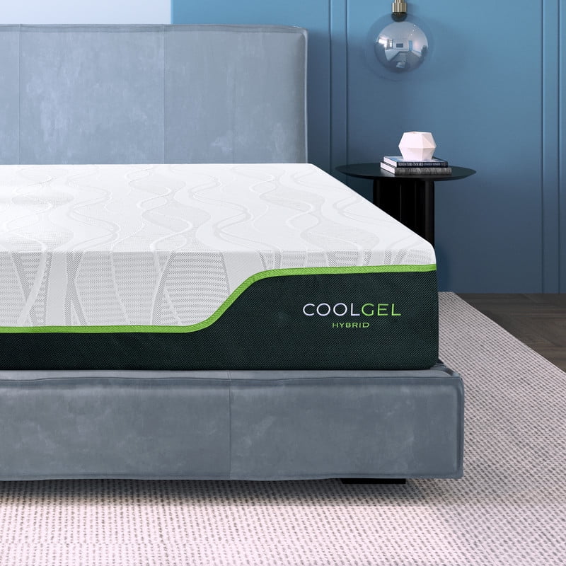 Cool Gel Flex 12" California King Medium Tight Top Hybrid Mattress with Hypoallergenic ...