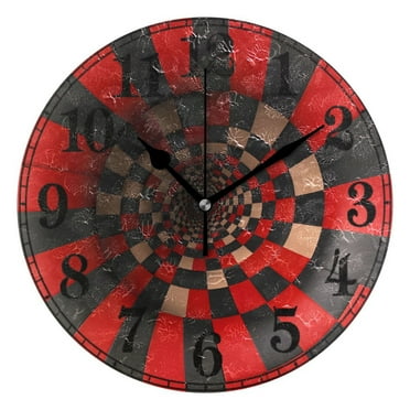 Decodyne Math Clock - Unique Wall Clock - Each Hour Marked By a Simple ...