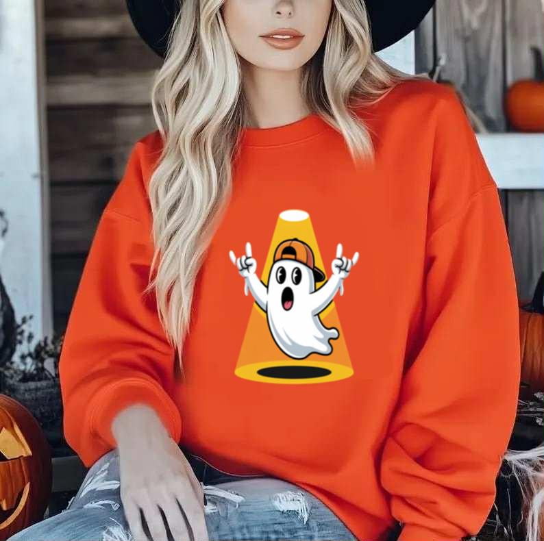 Cool Ghost with Sunglasses Funny Ghostly Halloween Vibes Costume Art ...