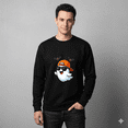 Cool Ghost with Sunglasses and Hat Retro Halloween Humor Sweatshirt, up ...