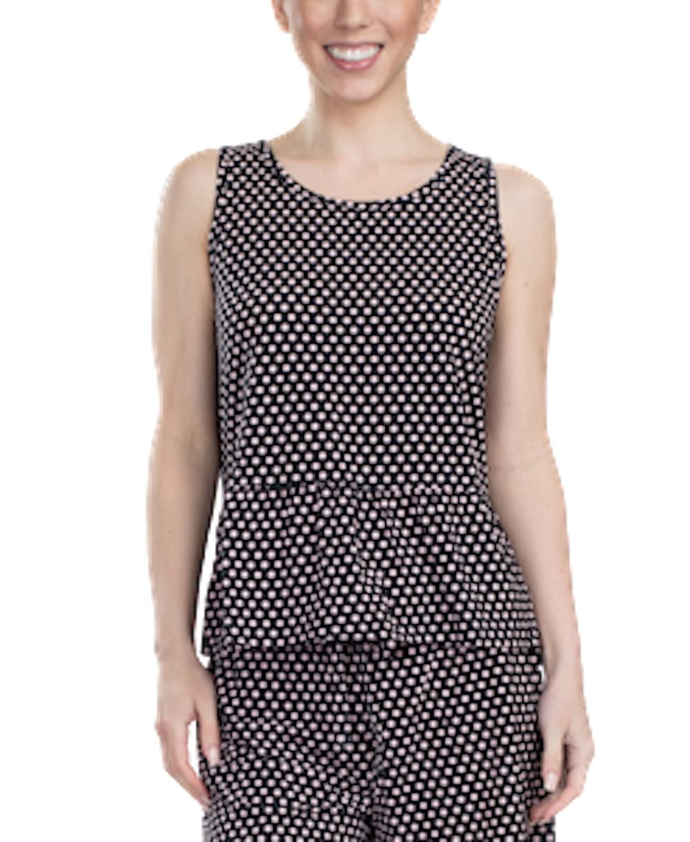 Cool Girl Women's Keep it Basic Cooling Printed Sleep Tank Top with ...