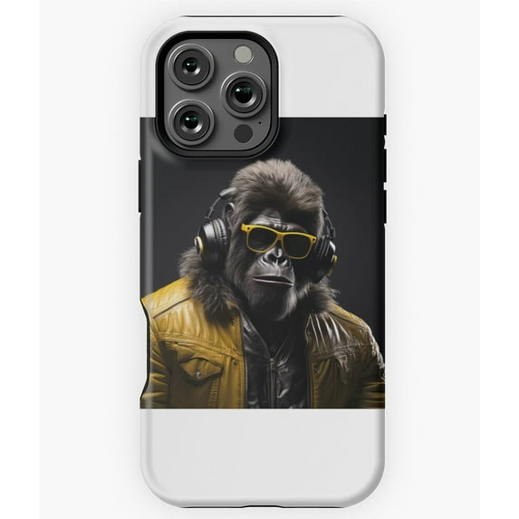 Cool Gorilla with Sunglasses Swag Phone Case for iPhone 16 15 14 13 12 ...
