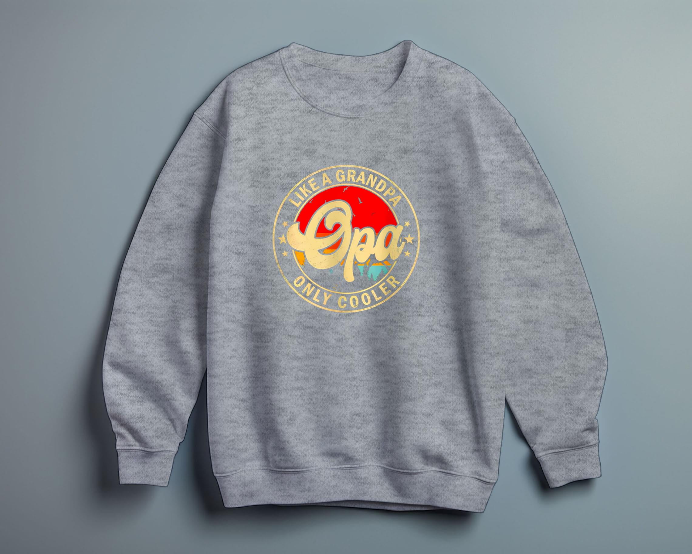 Cool Grandpa Graphic shirt - Sharp Print Design - Walmart.com