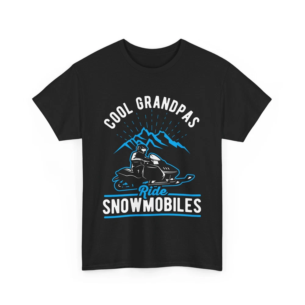Cool Grandpas Ride Snowmobiles Winter Extreme Sledding Snow Sport ...