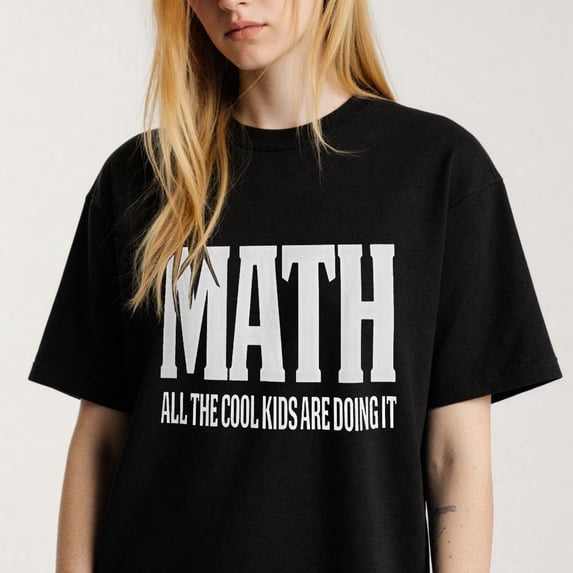 Cool Graphic for Kids Math themed Funny Casual Tee print T Shirt ...