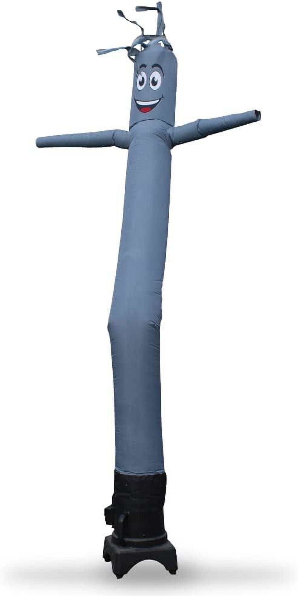 Cool Grey Gray 8 Foot Tall Inflatable Tube Man Air Powered Waving ...