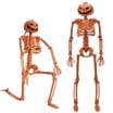 8 Feet Giant Animated Skeleton for Halloween Display & Party Decor ...