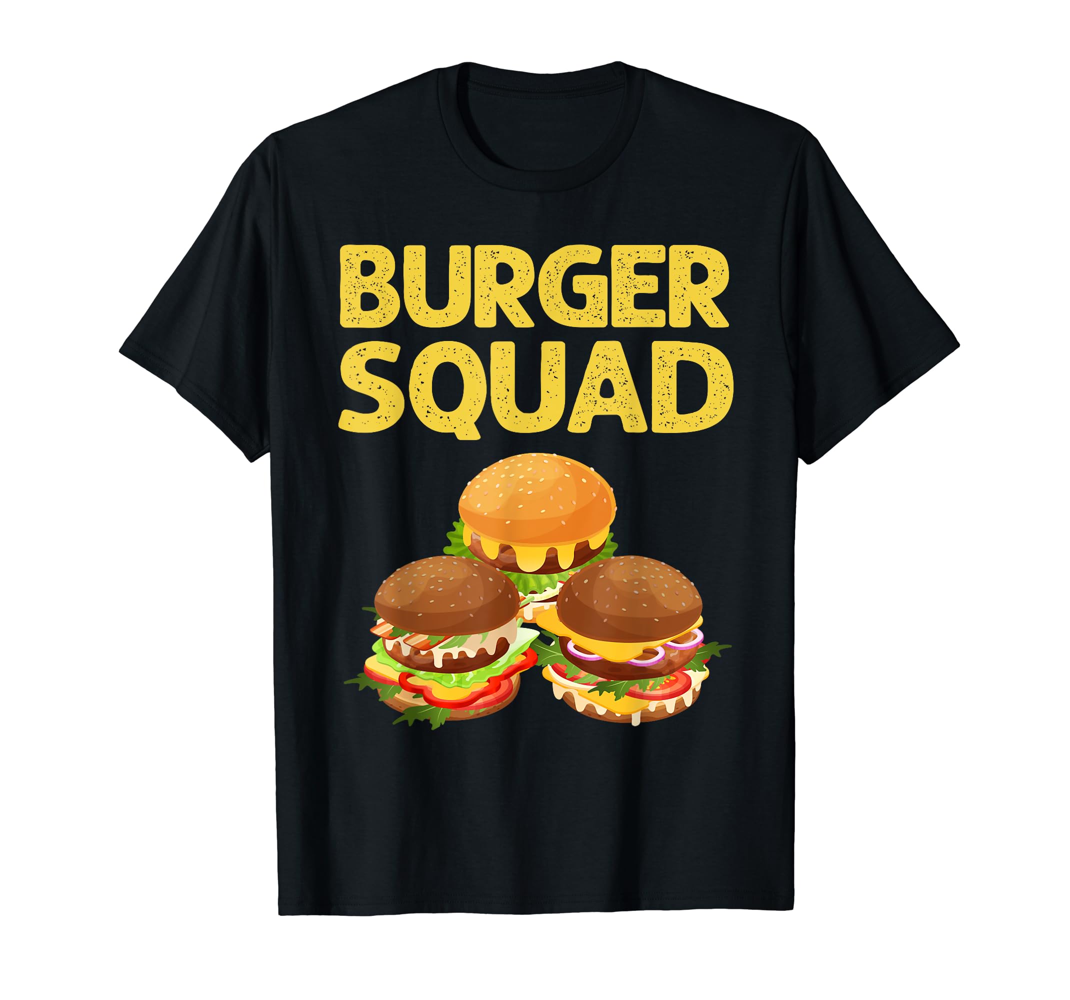 Cool Hamburger Art Men Women Cheeseburger Fast Food Burger T-Shirt ...