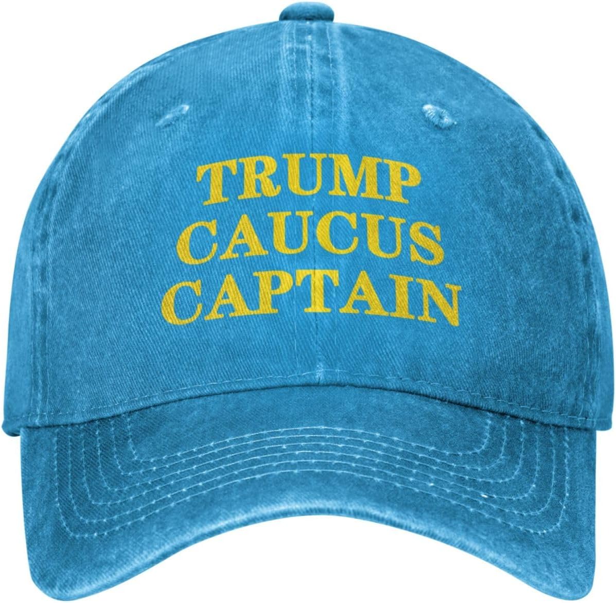 Cool Hats for Men Trump Caucus Captain Hats for Men Golf Caps - Walmart.com