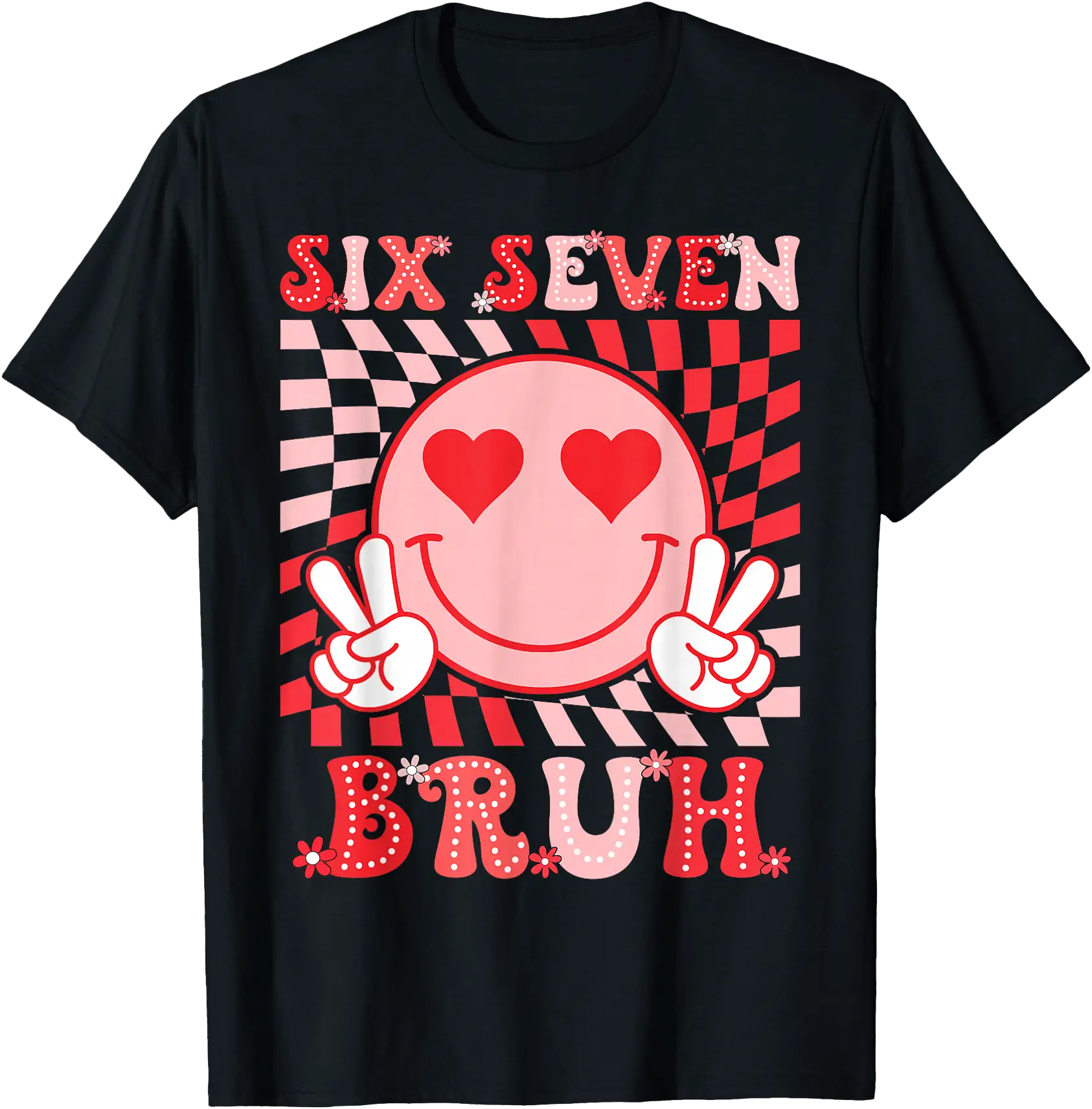 Cool Heart Eyes Smiling Face T-Shirt for Fun Valentine's Day ...